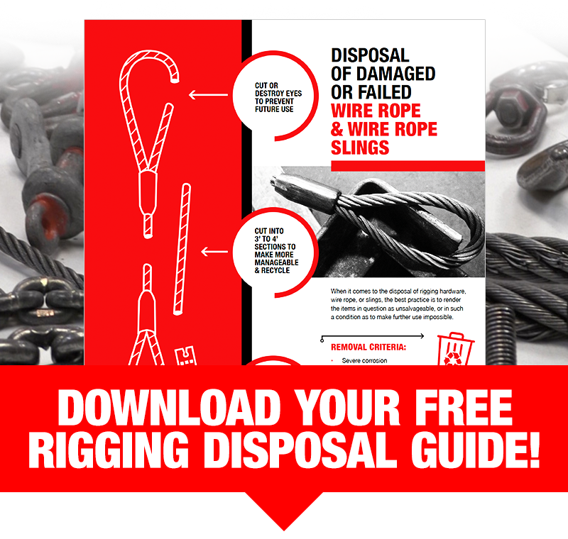 Disposal of Damaged Rigging Gear Guide | Mazzella Companies